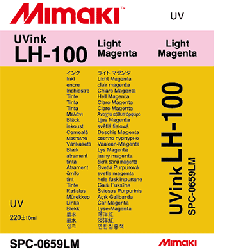 Mimaki LH-100 UV Curable Ink Cartridge 220ml Light Magenta– Amcad ...