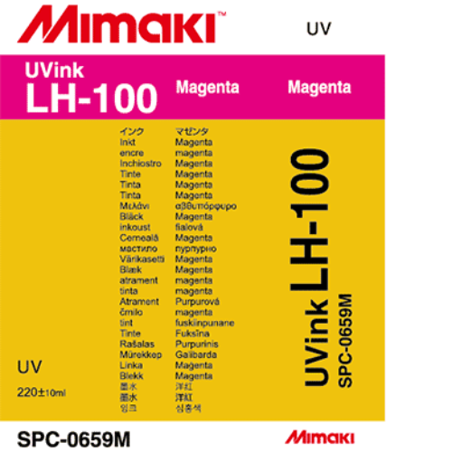 Mimaki LH-100 UV Curable Ink Cartridge 220ml Magenta– Amcad & Graphics