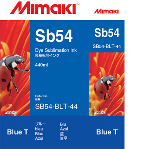 Mimaki SB54 Dye Sublimation Ink Cartridge 440ml Blue– Amcad & Graphics