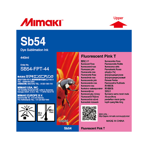Mimaki SB54 Dye Sublimation Ink Cartridge 440ml Fluorescent Pink T ...