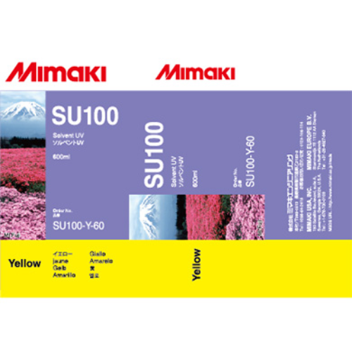 Mimaki SUV Solvent UV Ink Pack 600ml Yellow– Amcad & Graphics